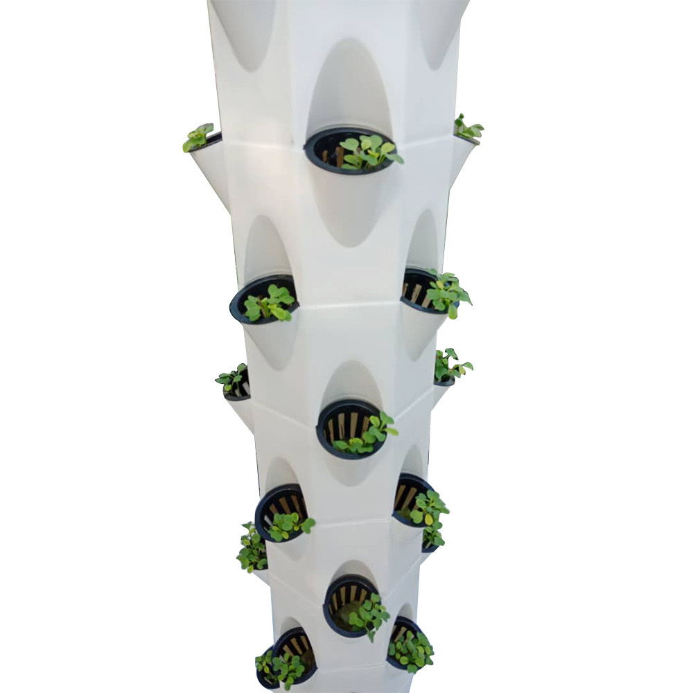 32 48 64 Holes Vertical Indoor Pineapple Tower Hydroponic Growing ...