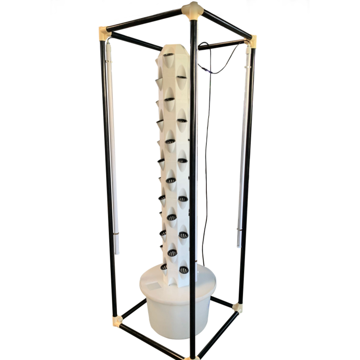 32 48 64 Holes Vertical Indoor Pineapple Tower Hydroponic Growing ...